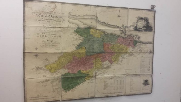 1818 William Forrest Map of Linlithgowshire - 2016 - Unique Auctions