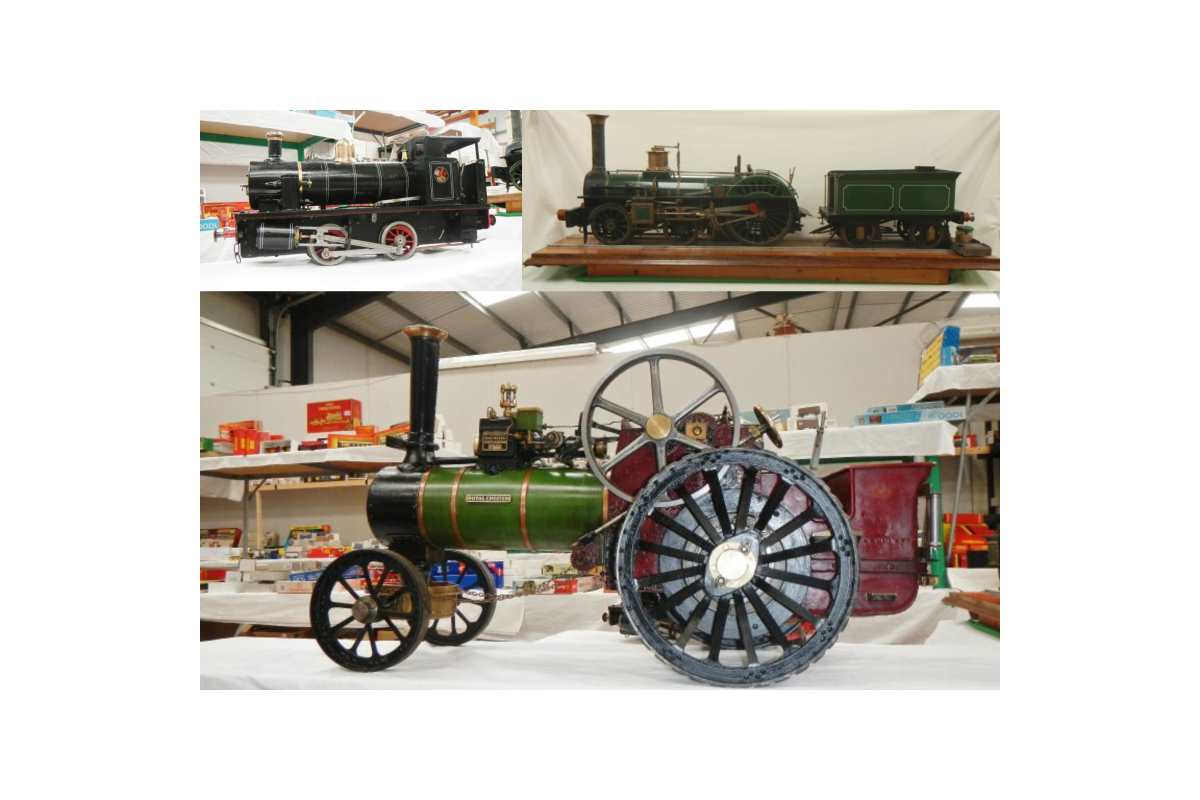 Steam Engines inc 5" Model of 1853 Crampton Type Steam Engine - Unique ...